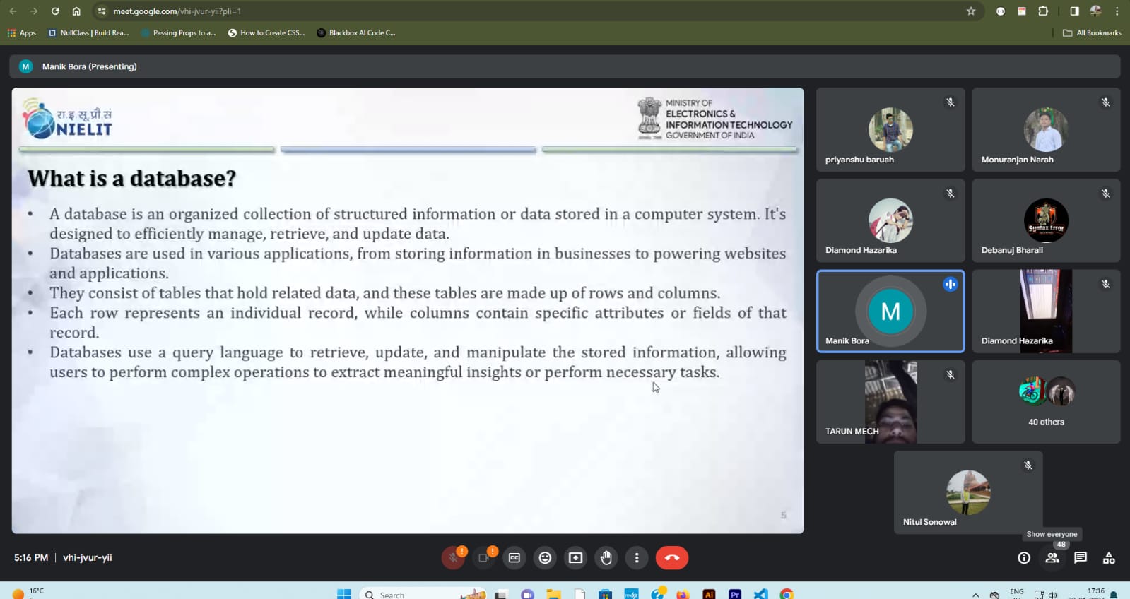 Introduction to MySQL and SQL: Online Training Program by NIELIT Dibrugarh EC | Government of ...